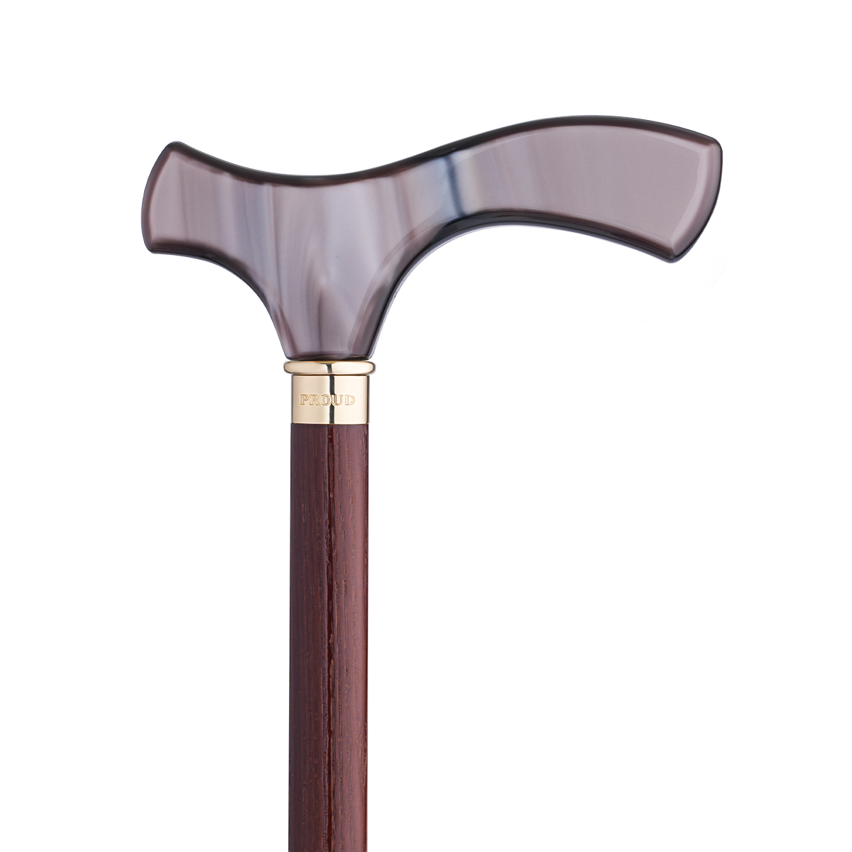 Proud Premium Wood Cane with Acrylic Handle Y24-WKS003