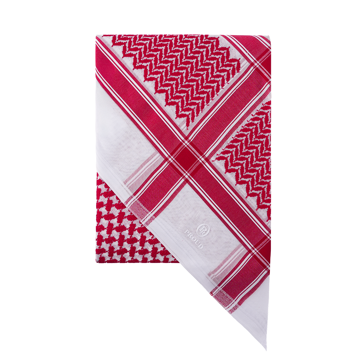Classic Red and White Proud Shemagh