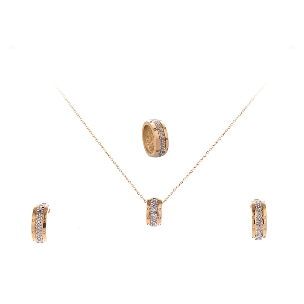 Papillon Accessories Gift Set Gold 3 Pieces