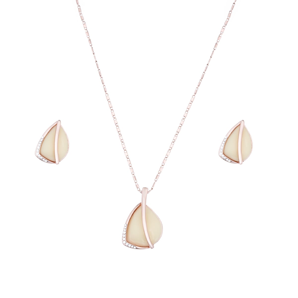 Papillon Accessories Gift Set Rose Gold 2 Pieces