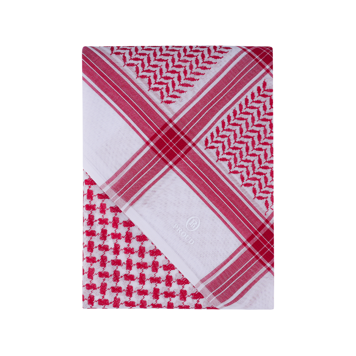 Proud Plus 2 Shemagh Red and White