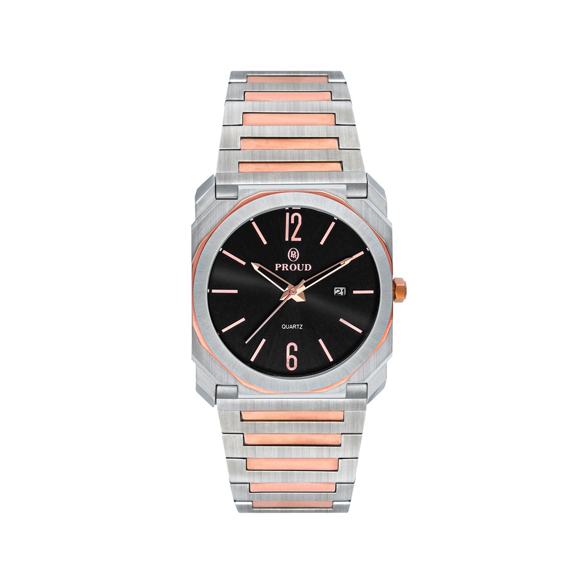 Proud Steel Watch Y23 (SM-21083-C)-SRG+Box